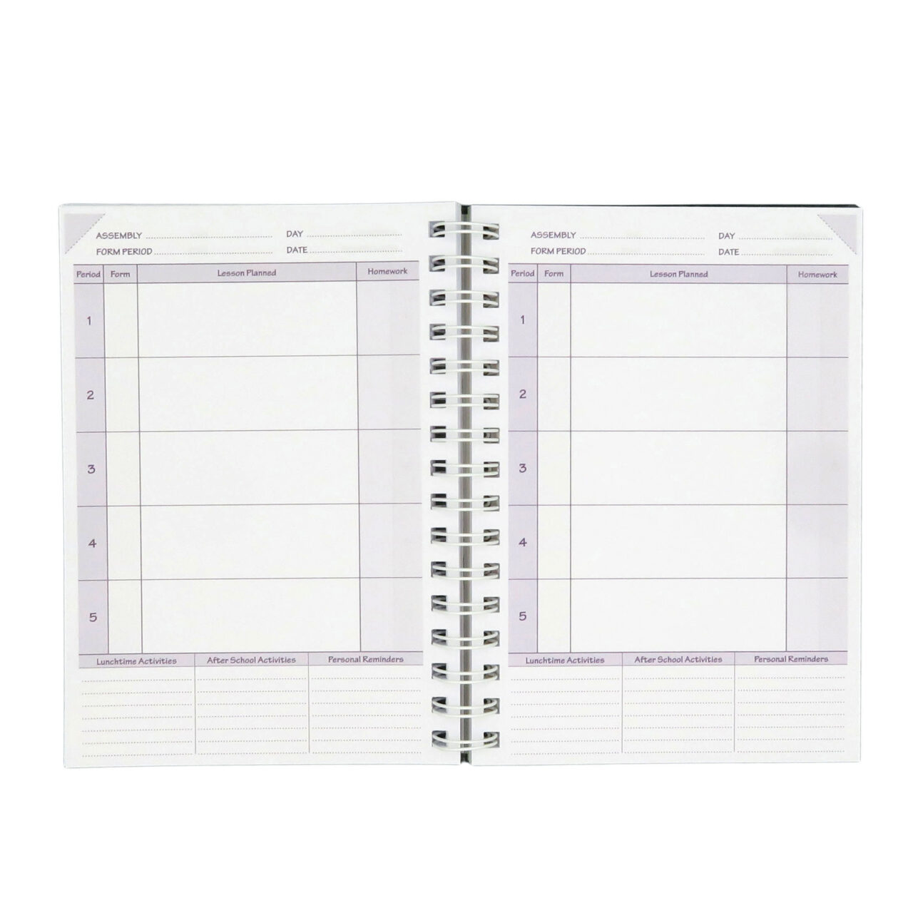 The Teacher's Planner A5 Size ( Wiro-bound ) - Educational Planning Books